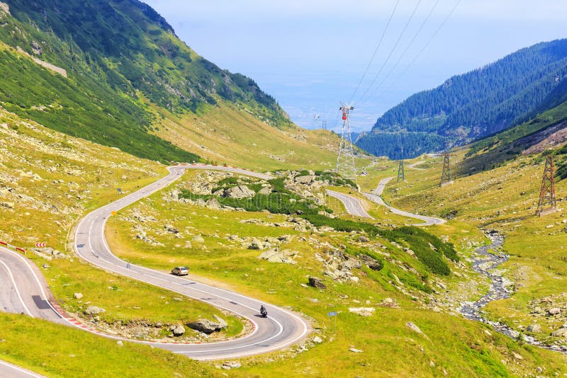 Transfagarasan Mountain Road Stock Photo - Image of outdoor, highlands ...