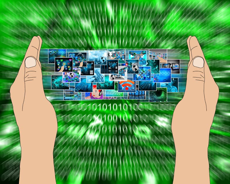 Transfer stock illustration. Illustration of computer - 33525977