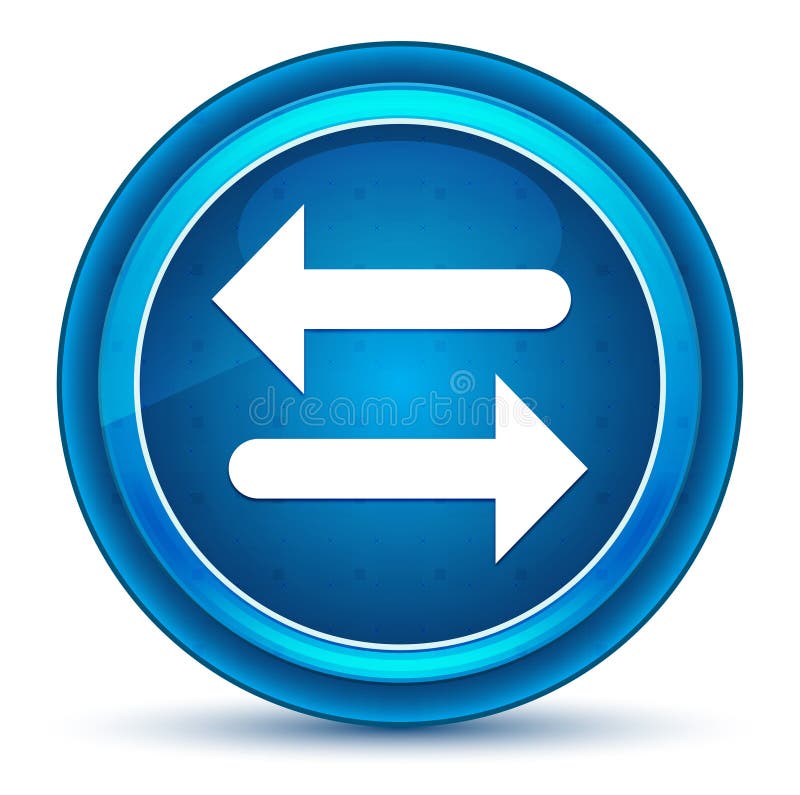 Transfer Arrow Icon Magical Glassy Sunburst Blue Button Stock ...