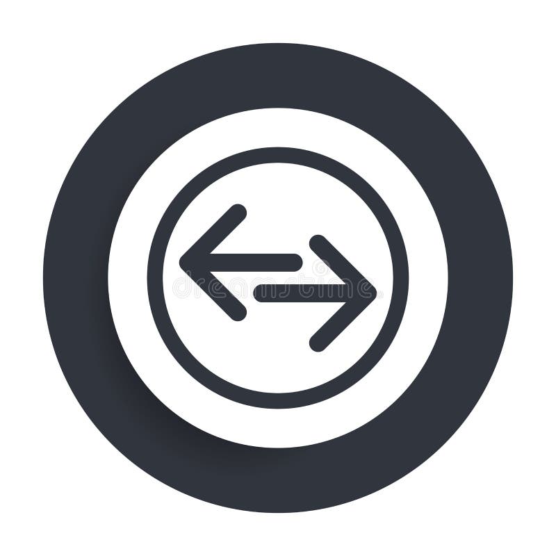 Transfer Arrow Icon Metal Silver Round Button Metallic Design Circle ...