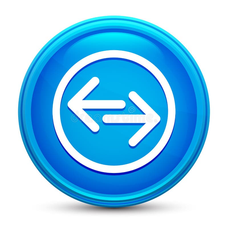 Transfer Arrow Icon Starburst Shiny Blue Round Button Illustration ...
