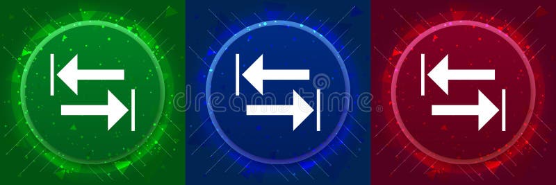 Transfer Arrow Icon Elegant Modern Design Abstract Buttons Set ...