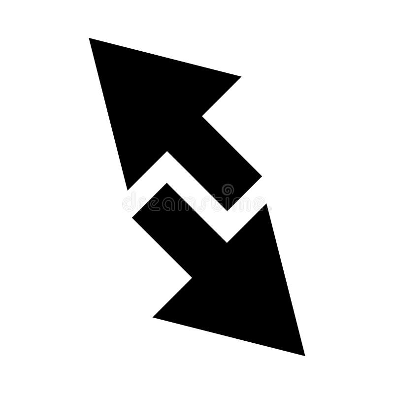 Transfer Arrows Icon. Linear Style Sign for Mobile Concept and Web ...