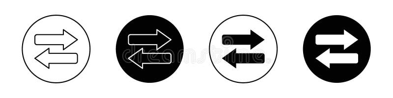 Transfer arrows icon stock vector. Illustration of technology - 307759212