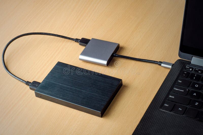 Transfer or Backup Data between a Converter Than a Laptop and External ...