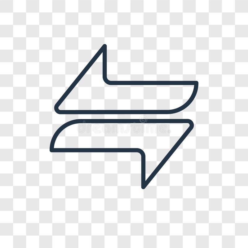 Transfer Icon Vector Isolated on White Background, Logo Concept Stock ...