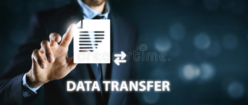 Transfer Files.folders on and Transfer Stock Image - Image of icon ...
