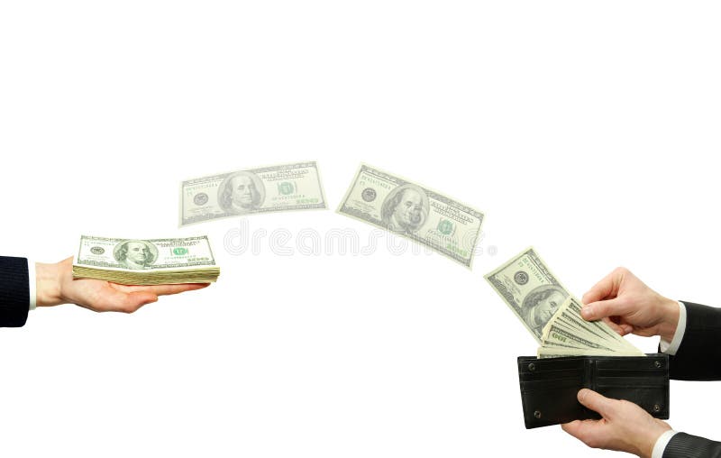Transfer of funds stock image. Image of subordination - 11205905