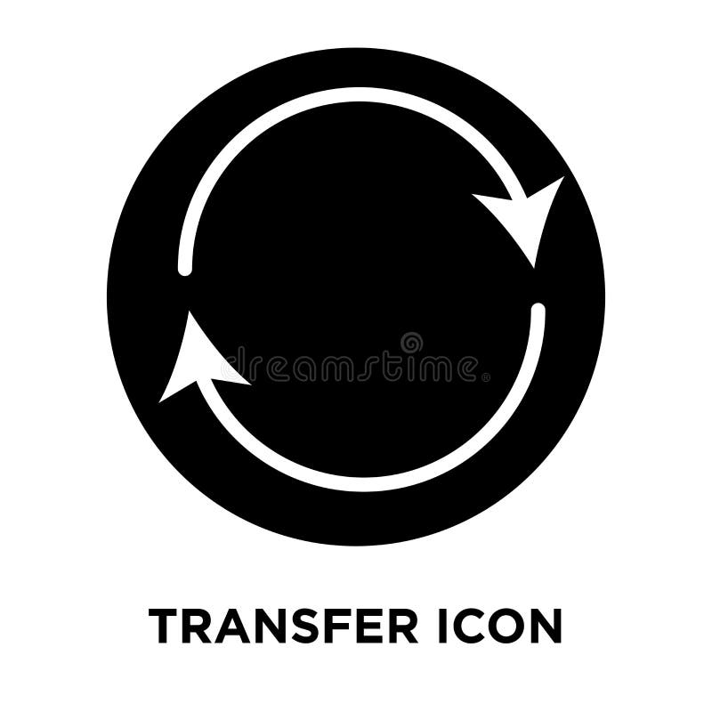 Transfer Icon Vector Isolated On White Background, Logo Concept Stock ...
