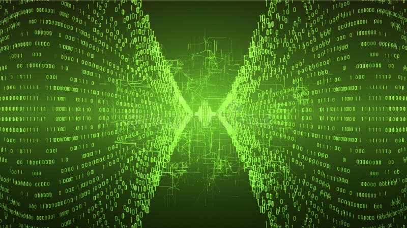 Transfer of Information, AI, Cloud Computing and Big Data Stock Photo ...