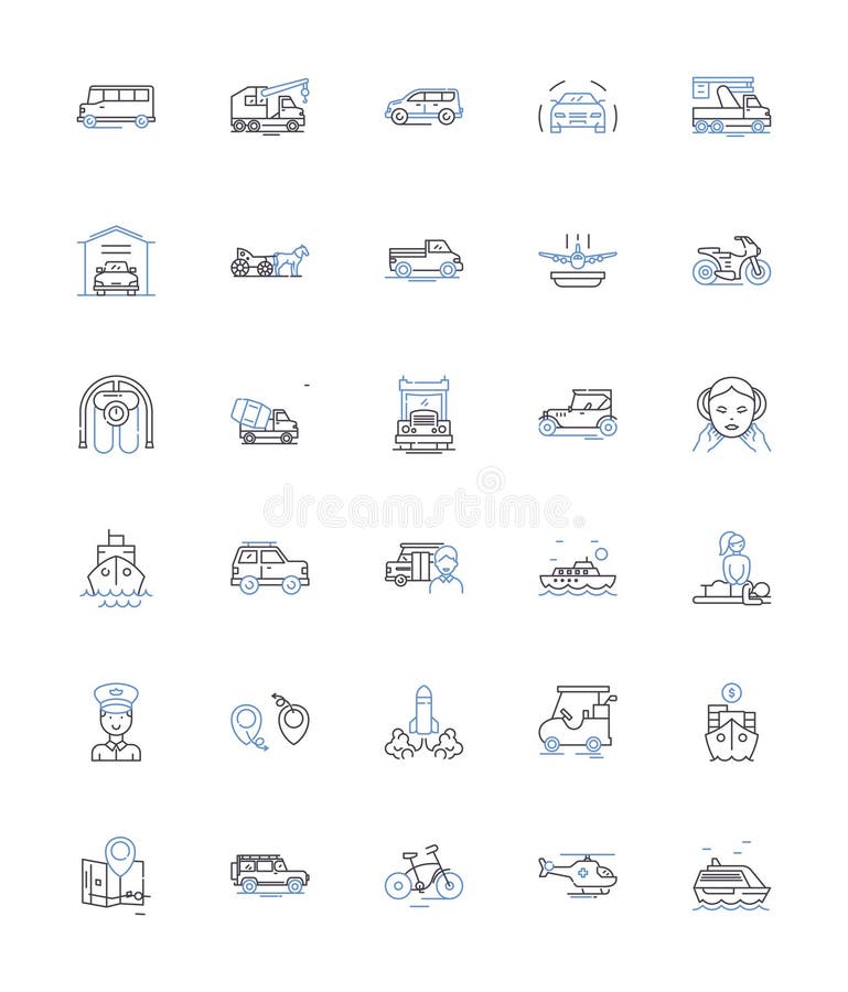 Transport Transformation Line Icon Stock Illustrations – 59 Transport ...