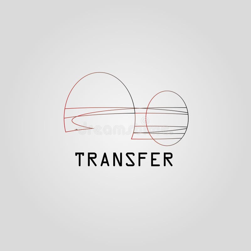 Transfer logo template stock vector. Illustration of copy - 79697987