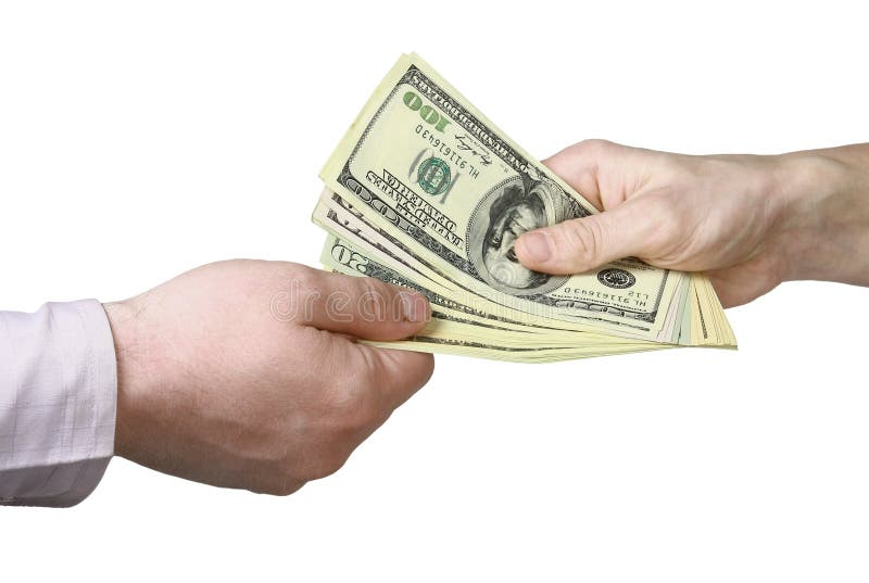 Transfer of money stock image. Image of bent, business - 15145857