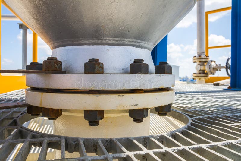 Transfer Pipe Line in Factory Stock Image - Image of mechanic ...