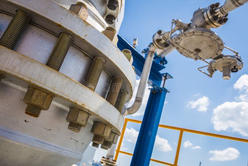 Transfer Pipe Line in Factory Stock Photo - Image of machinery ...