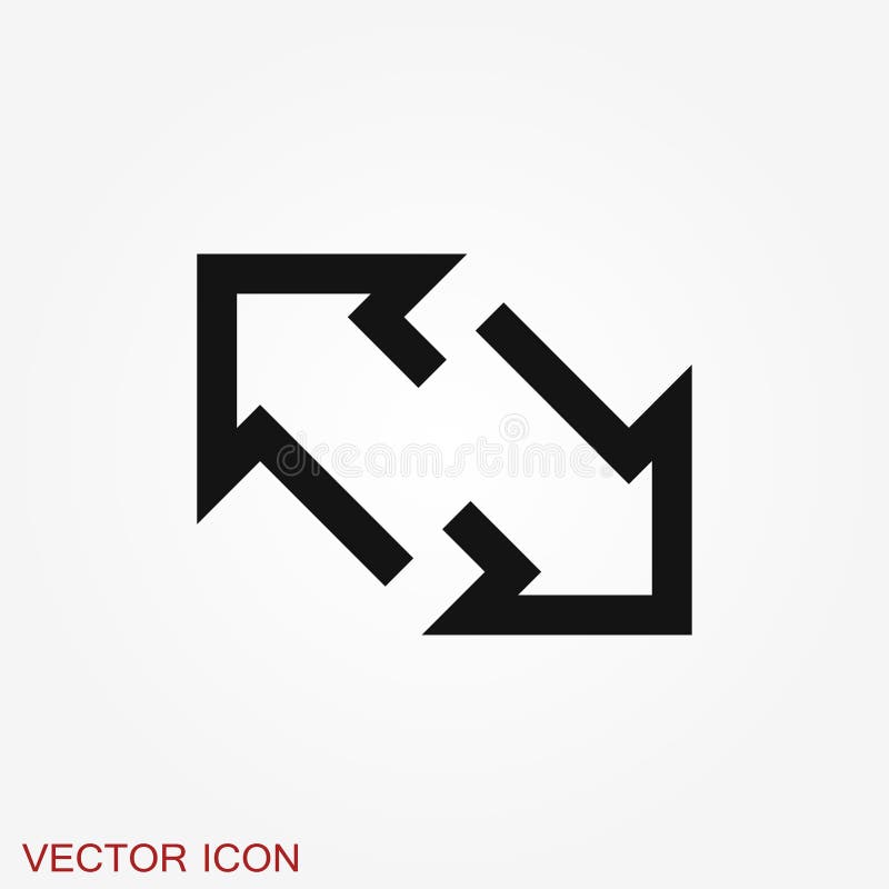 Transfer Vector Icon. Money Symbol Isolated on Background Stock ...