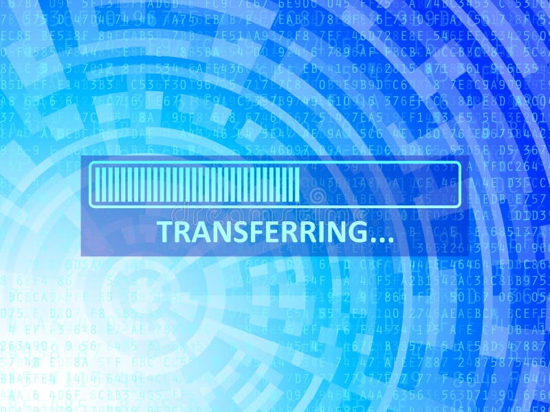 Transferring Data Background Stock Vector - Illustration of wifi ...