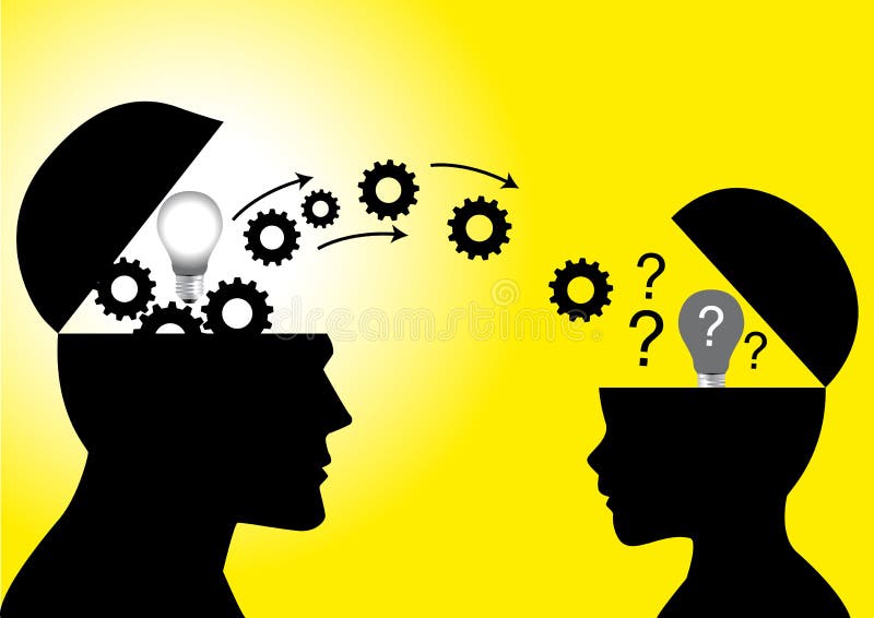 Transfert De La Connaissance Illustration de Vecteur - Illustration du ...