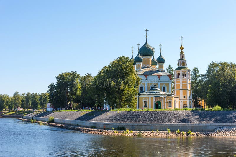 Uglich, Russia, Resurrection Monastery Editorial Stock Photo - Image of ...