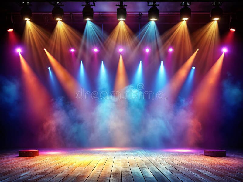 Captivating Empty Stage Awaits Your Presentation or Performance ...