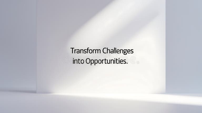 Transform Challenges into Opportunities with Inspiring Typography in a ...