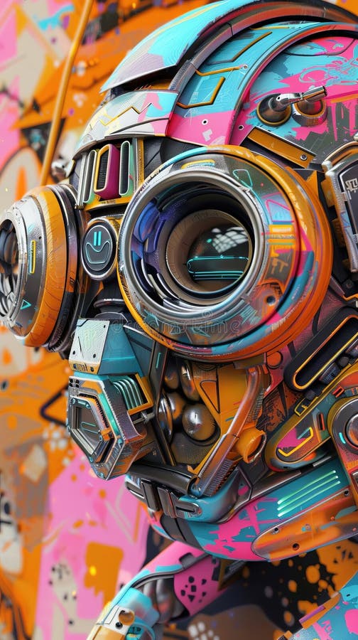 Transform Futuristic Technologies into Vibrant Graffiti Masterpieces ...