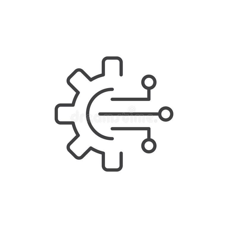 Transform Icon Set. Business Fintech System Vector Symbol. Engineering ...