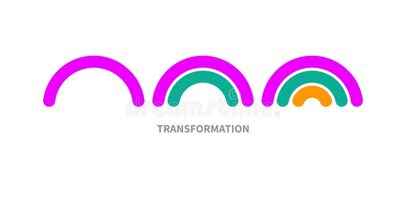 Transform Logo. Symbol of Innovation, Development Stock Vector ...
