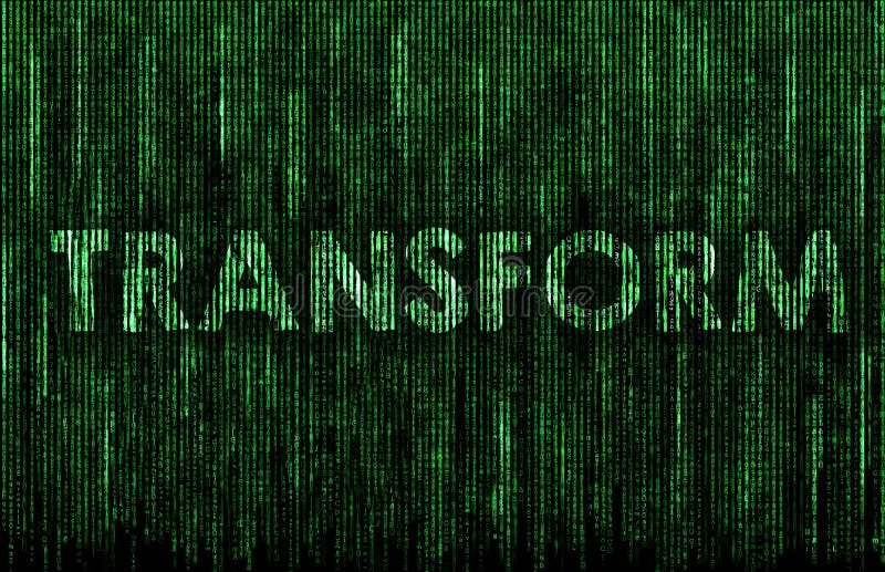 Transform Matrix Background Illustration Stock Illustration ...