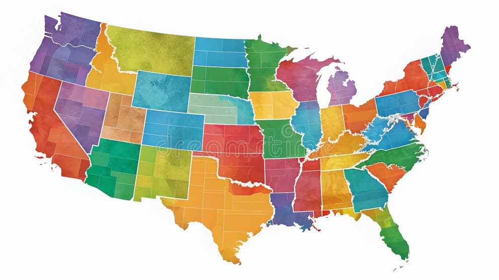 Unleash Your Data Storytelling Potential a Blank Panoramic US Map for ...
