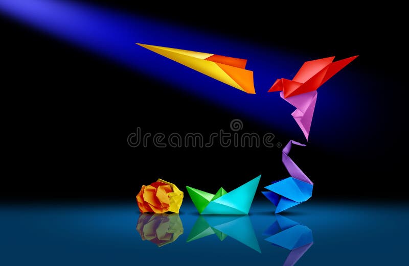 Transform and Succeed stock illustration. Illustration of personal ...