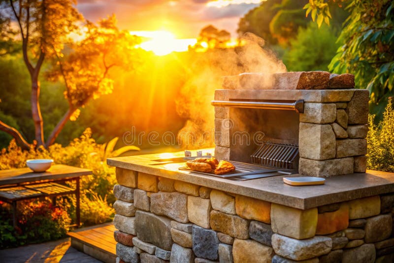 Transform Your Backyard with Stunning Outdoor Stone Grills Design ...
