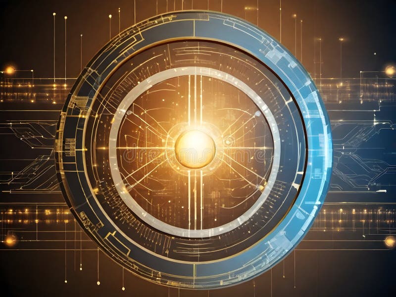 Digital Continuum: Business Tech Beyond Boundaries Stock Illustration ...