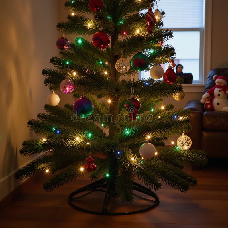 Transform Your Christmas Tree with Homemade Ornaments Stock ...