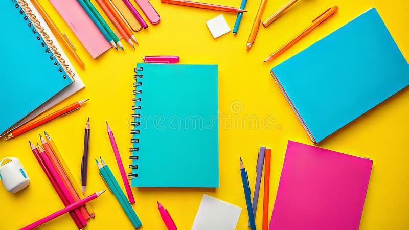 Brighten Your Classroom a Colorful Array of School Supplies for a ...