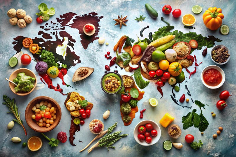 Interactive Culinary Map Infographics Visualize Food Data with Stunning ...
