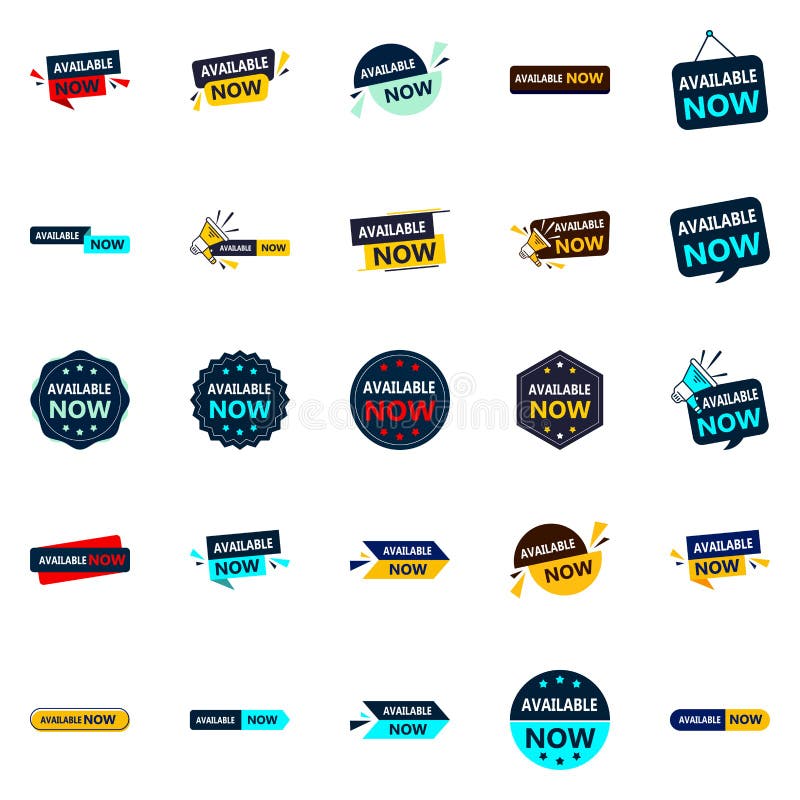 Transform Your Designs with Available Now 25 Vector Banners Pack Stock ...
