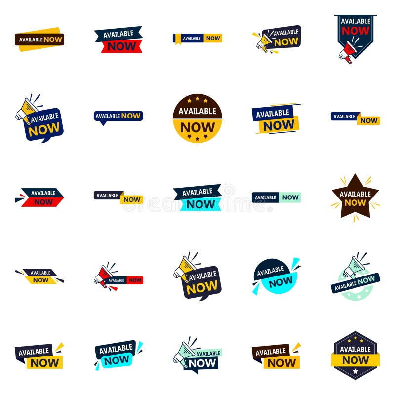 Transform Your Designs with Available Now 25 Vector Banners Pack Stock ...