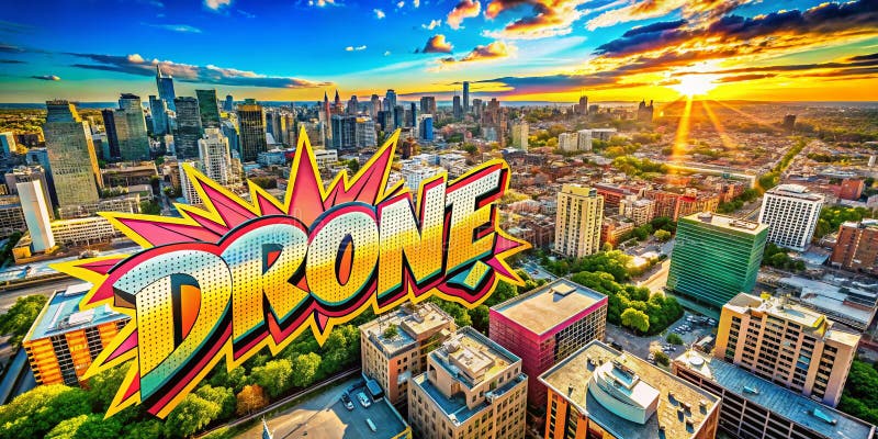 Transform Your Drone Photos with Editable ComicStyle Text Overlays Fun Fonts Aerial Views and ...