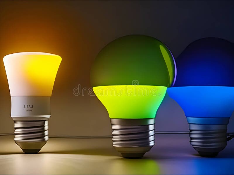 Transform Your Environment: Inspiring Smart Lighting Artwork Stock ...