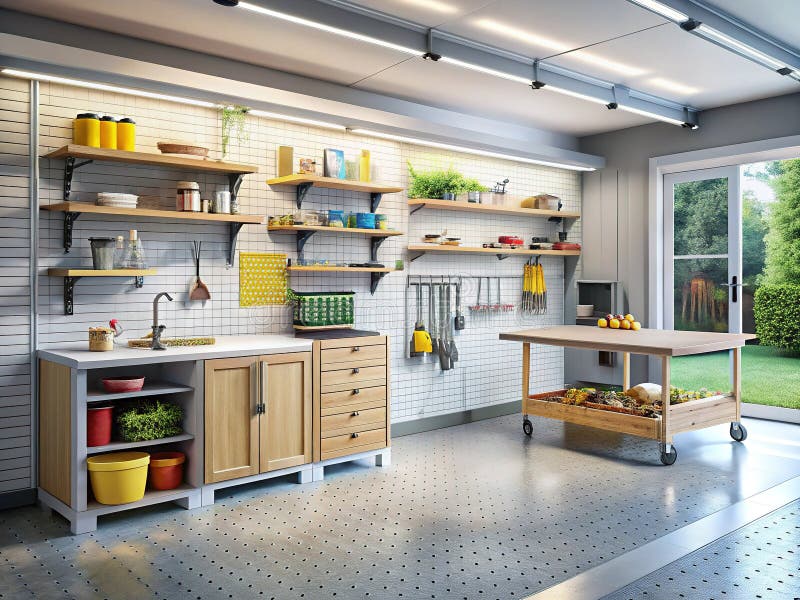 Transform Your Garage into a Functional and Organized Workshop Space ...