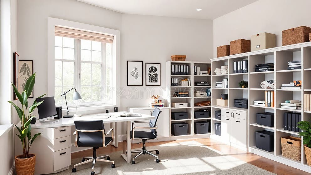 Maximize Your Productivity Modern Home Office Design with Clever ...