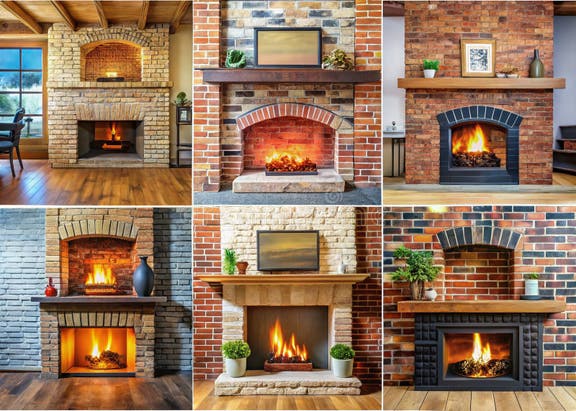 Transform Your Home with Stunning Brick Fireplace Designs Rustic Modern ...