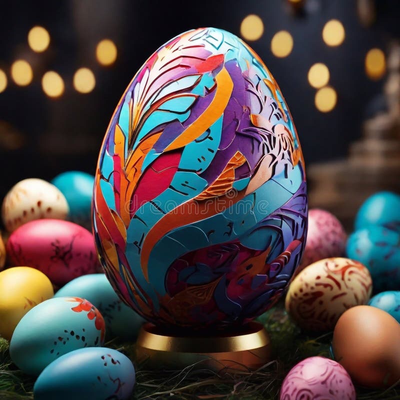 Creates a Diverse Range of Easter Egg Designs, from Traditional To ...
