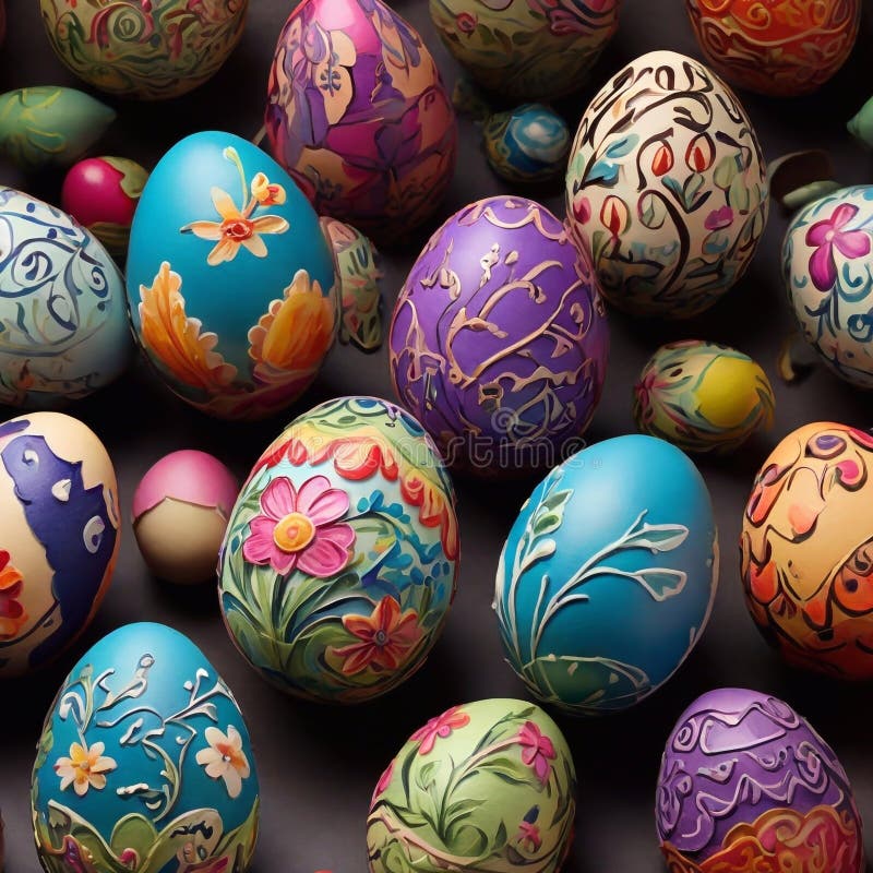 Creates a Diverse Range of Easter Egg Designs, from Traditional To ...