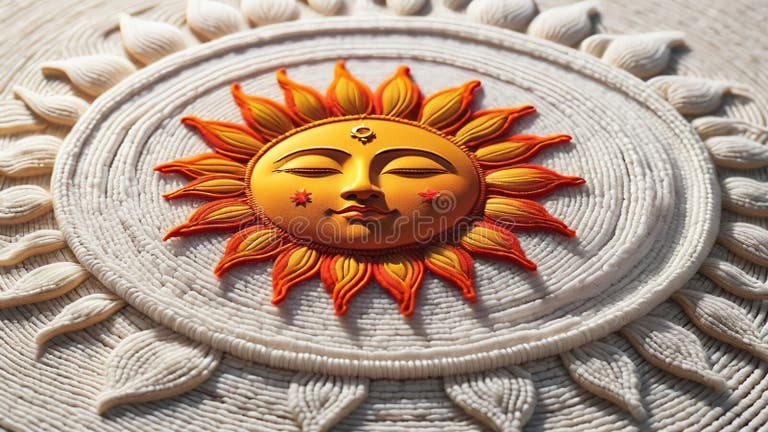 Modern Abstract Sun and Moon Rug a Stunning Statement Piece for Your Home Decor Experience the ...