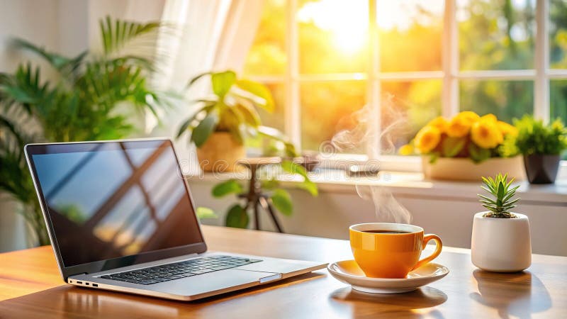 Transform Your Morning Routine a Modern Home Office Workspace for Peak ...