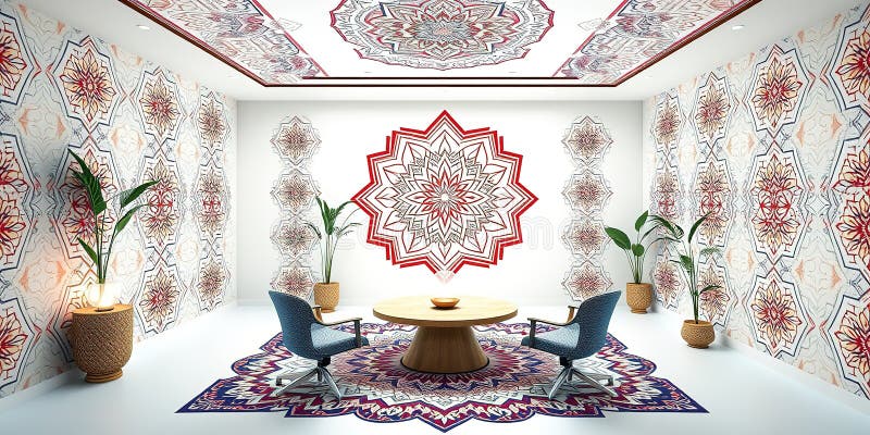 Harmonize Your Workspace Geometric Zen Decor for a Serene and ...