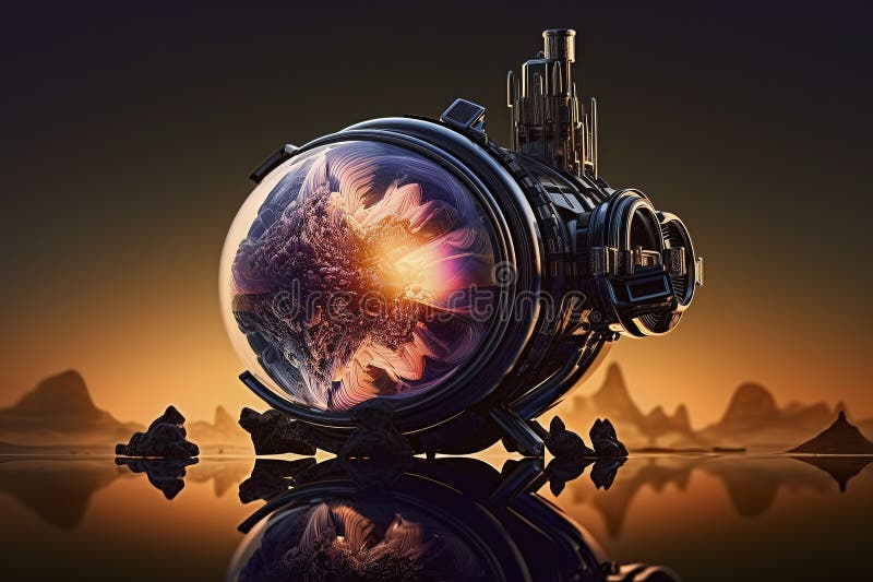 Experience the Future of Photography with AI Camera Artwork. Vibrant ...