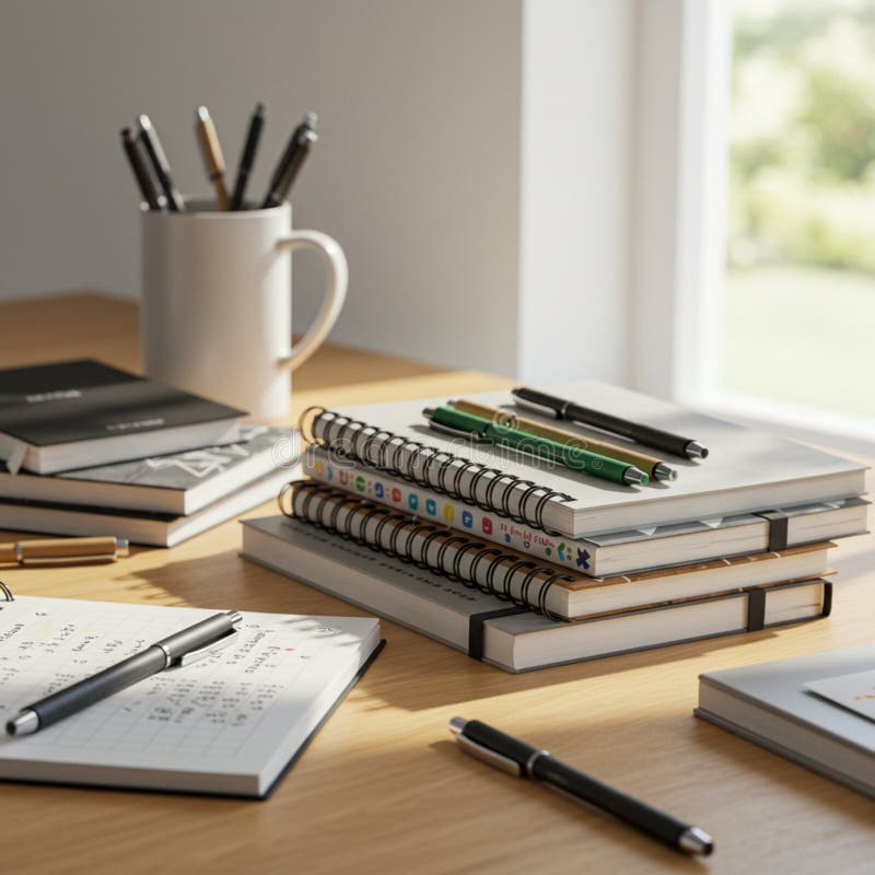 AIGenerated Office Desk Mockups & Backgrounds for Professional Designs ...